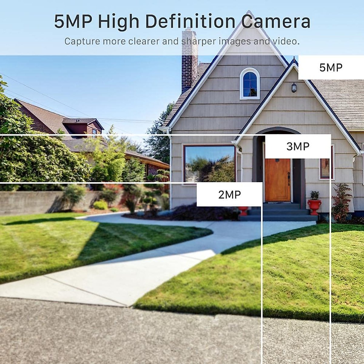 SECUEYE E26 Bulb Camera 5MP WiFi 2.4GHz 5GHz Pan/Tilt 10X Zoom Automatic Tracking Color Night Motion Detection 2-Way Audio SD Card Recording