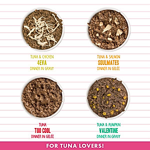 Weruva Best Feline Friend (B.F.F.), Batch 'O Besties Variety Pack, Wet Cat Food, 5.5oz Can (Pack of 8)