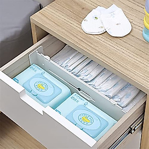 TJLSS Retractable Adjustable Stretch Plastic Drawer Divider Organizer Storage Partition Board Multi-Purpose Diy Home Office ( Color : E )