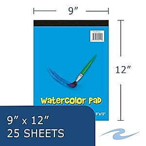 Roaring Spring Kid's Art Variety Pack, One Each - Doodle Pad, Drawing Pad, Sketch Book & Watercolor Pad, 4 Art Pads