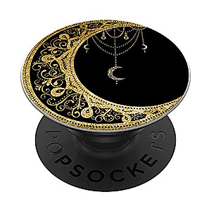 Astrology Pagan Wicca Witch Gift Dreamcatcher Crystals Moon PopSockets PopGrip: Swappable Grip for Phones & Tablets