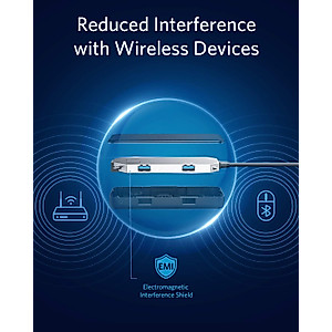 Anker USB C Hub Adapter, PowerExpand+ 7-in-1 USB C Hub, with 4K USB C to HDMI, 60W Power Delivery, 1Gbps Ethernet, 2 USB 3.0 Ports, SD and microSD Card Readers, for MacBook Pro and Other Laptops