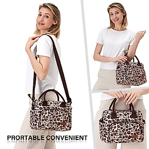 Siltamu Lunch Bag Women,Lunch Bags for Women with an Adjustable Shoulder Strap, Lunch Box for Women, Insulated Lunch Bag can be used for the Office, School, on Picnics, Womens Lunch Bag.