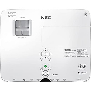 NEC 4000 Lumens 1920 x 1080 Fulll HD 2000:1 Entry Level Professional Installation Projector NP-PE401H