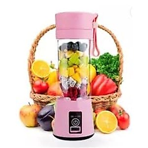 380ml Portable Blender,Travel Blender,Mini Blender,Personal Mixer Fruit Rechargeable with USB, for shakes and smoothies (Pink)