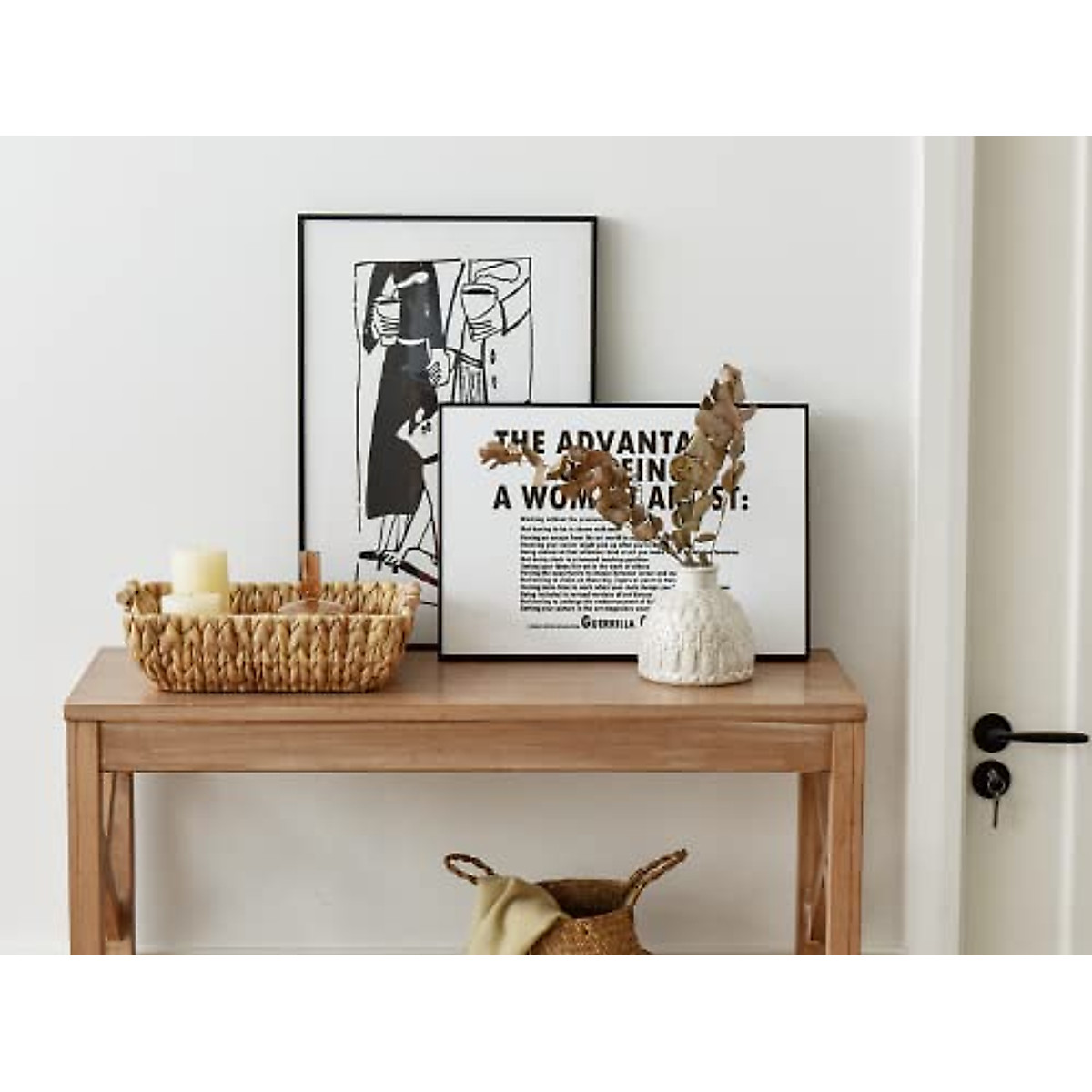 StorageWorks Hand-Woven Storage Baskets Set