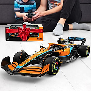 Voltz Toys Authentic 1:18 Scale Licensed McLaren F1 MCL36 Remote Control Car Model - Super Racing Collection for Kids and Adults - 2.4GHz RC Car for Gift