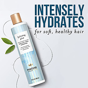 Pantene Hydrating Glow with Baobab Essence Shampoo, Sulfate & Silicone-Free, 9.6 Fl Oz, 2.598 Fl Oz