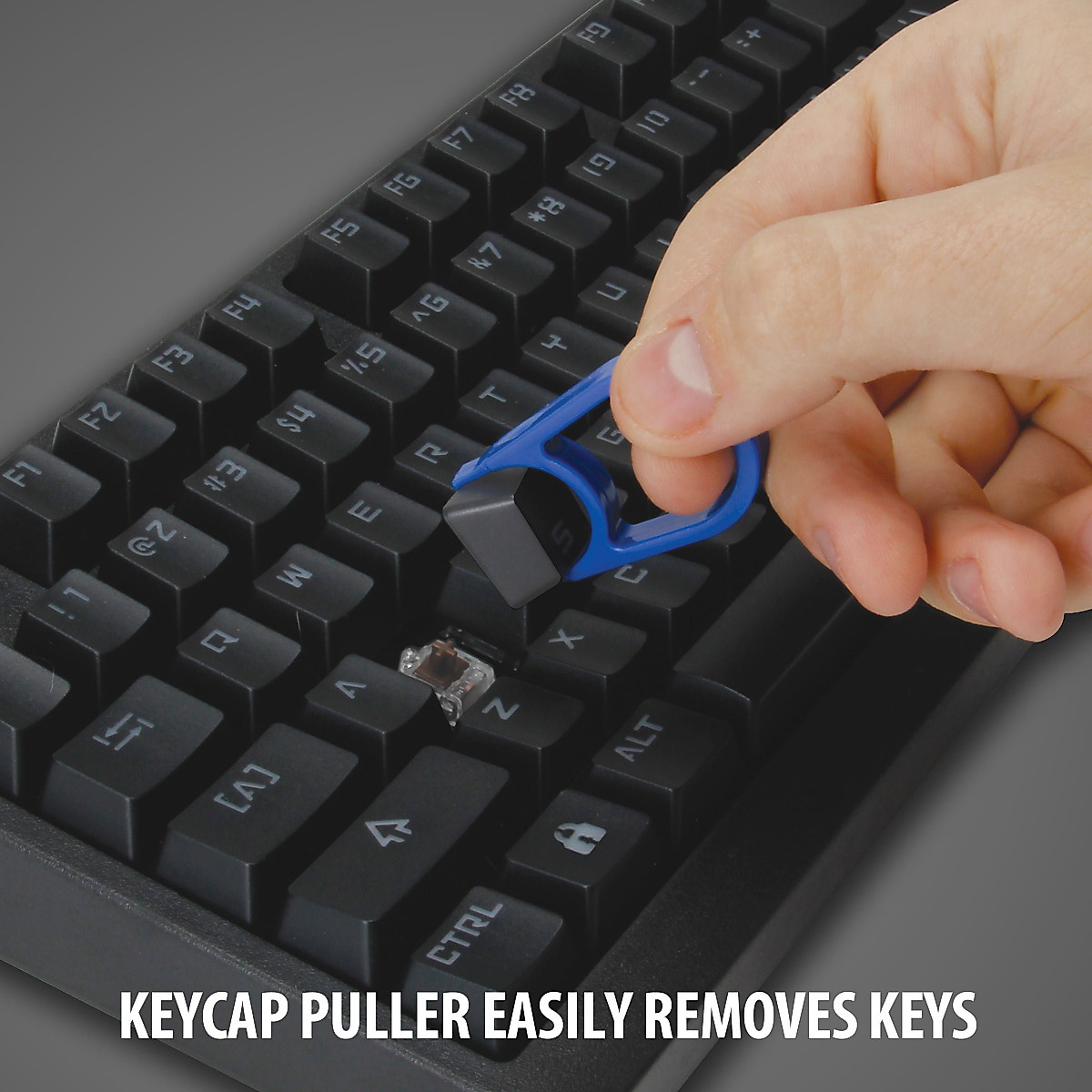 ENHANCE Mechanical Keyboard O Ring Ultra-Quiet Switch Sound Dampeners Kit Soft 40A Clear (140pcs), Key Cap Remover, Cleaning Brush, Cloth and Accessory Bag - Mod Kit for Cherry MX, TTC, Kaihua
