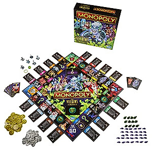Hasbro Gaming Monopoly: Disney Villains Henchmen Edition Board Game for Kids Ages 8 and Up (Amazon Exclusive)