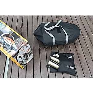 Pizza Oven Cover for Ooni Fyra 12 Pizza Oven - Heavy Duty Waterproof 600D Oxford Fabric Outdoor Portable Pizza Oven Carry Cover Accessories