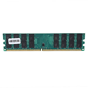 Memory RAM DDR2 4GB, 4GB Large Capacity DDR2 800Mhz Memory Module,Designed for AMD,Adopting 240Pin to Achieve High Anti-Interference and Antistatic Properties,Plug and Play