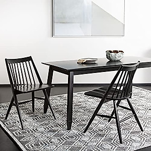 Safavieh Home Collection Wren Black 19-inch Spindle Dining Chair (Set of 2)