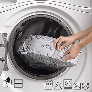 Boppy Nursing Pillow Best Latch, Gray Pennydot Leaf Stripe, Lactation Consultant Created, Firm Contoured and Plush Sides for Breastfeeding Options, Padded Belt, Plus Sized to Petite, Machine Washable