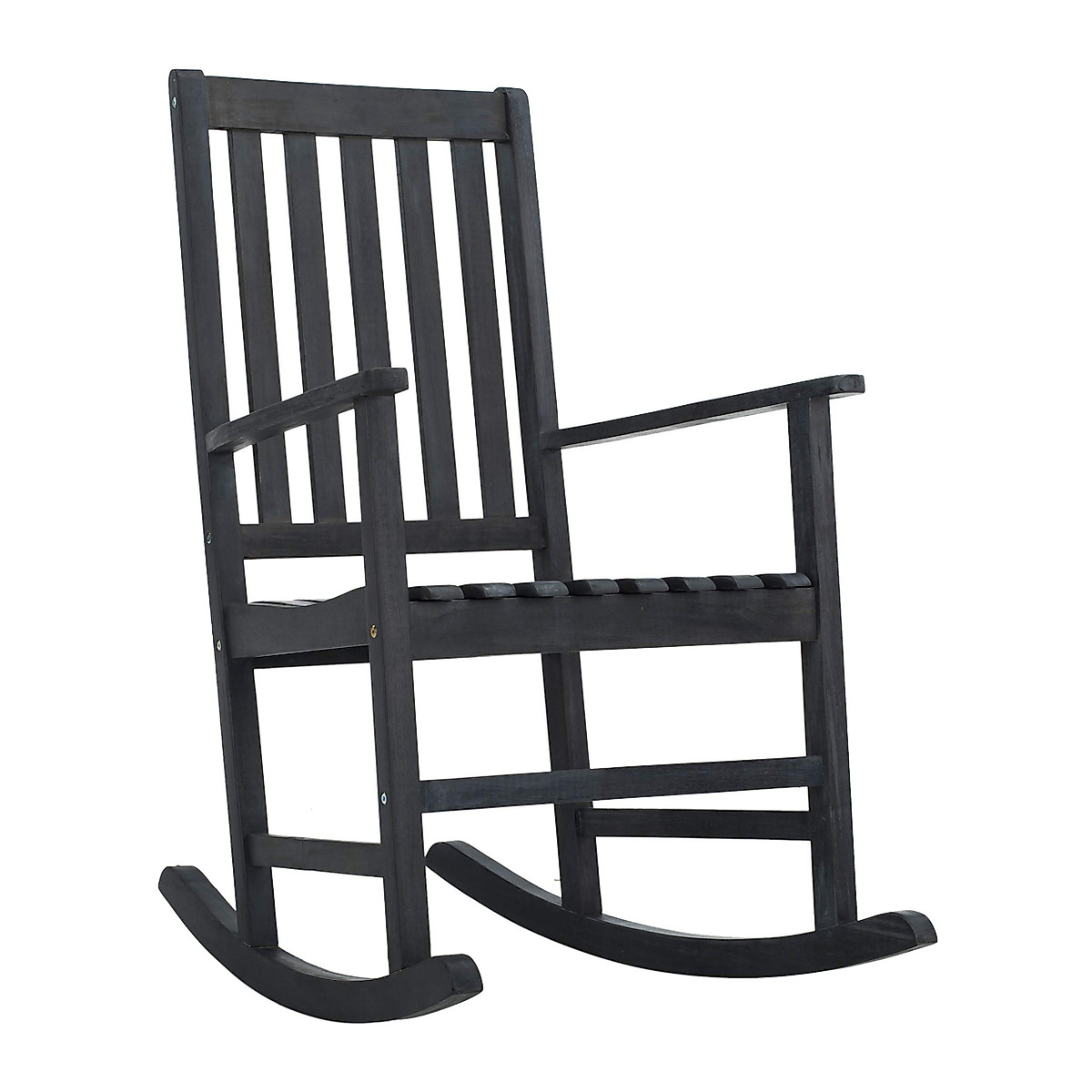 SAFAVIEH Outdoor Collection Barstow Teak Rocking Chair