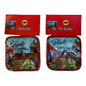 Kitchen Pot Holder Set - Pilon Platano Puerto Rico