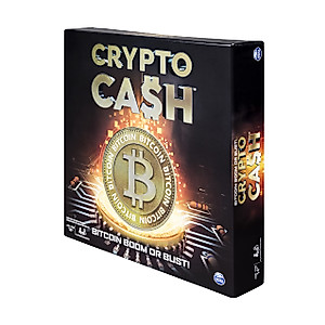 Spin Master Games Crypto Cash Game, Fast-Paced Bitcoin Betting Game for Teens and Adults Aged 14 and Up
