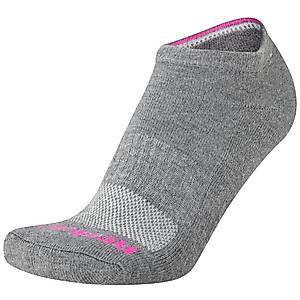 Reebok Women's Low Cut Socks - 12 Pack Performance Cushioned Comfort No Show Socks - Athletic Socks for Women (4-10), Size 4-10, BlackWhiteGrey