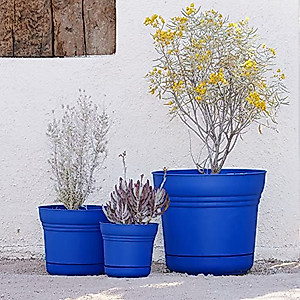 Bloem Planter Saturn CL BL 10"
