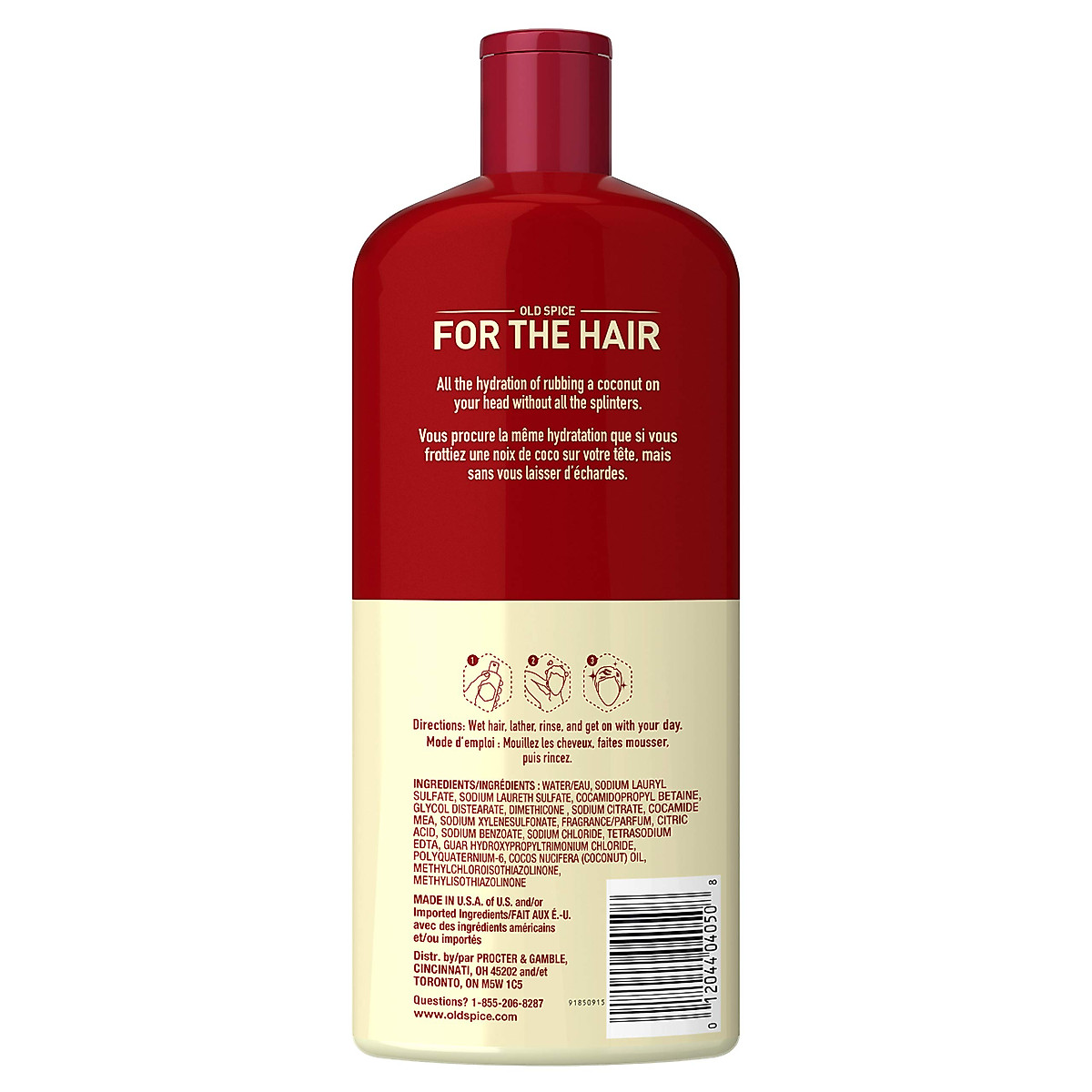 Old Spice Fiji 2 in 1 Mens Shampoo and Conditioner, 25.3 FL OZ