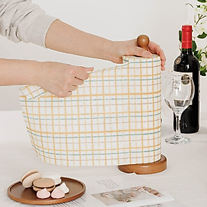 Goodsdeco Wooden Paper Towel Holder - Paper Towel Hanger Rack, Countertop Kitchen Paper Towel Dispenser, Standing Paper Towel Roll Hanger, Rubberwood Paper Towel Holder (Walnut)