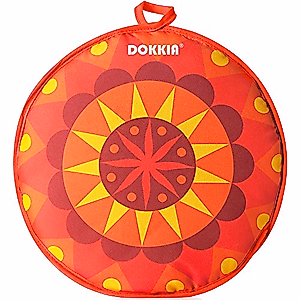 LEONAL Tortilla Warmer Taco 12 Inch Insulated Pouch Cloth - Microwave Use Fabric Bag to Keep Food Warm for up to One Hour (12 Inch, Fiesta Sunburst Boho Mandala)