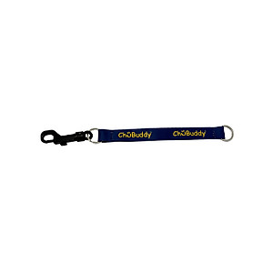 Chubuddy Navy Sublimated Chewy Holders Set of (2) - Two Sublimated tethers and Two Natural Straps