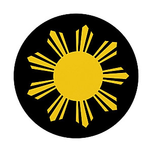 Filipino Flag Sun with Ray, Philippine Pride PopSockets PopGrip: Swappable Grip for Phones & Tablets