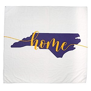 TWIG & BALE Greenville East Carolina Baby Blanket Organic Cotton Muslin Swaddle Blanket - 47" x 43" - Fans of ECU Baby Gift for Boys Girls Newborn Receiving Blankets