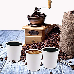 Turbo Bee 300Pack 4oz Disposable Paper Cups,Hot/Cold Beverage Drinking Cup，Small Paper Cups for Bathroom and Mouthwash