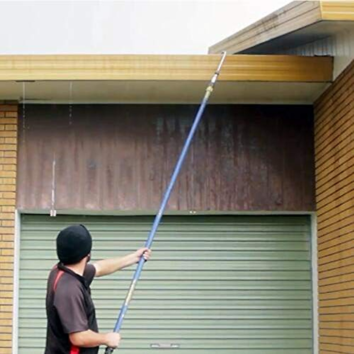 STYDDI Pressure Washer Gutter Cleaner Attachment, Pressure Power Washer Gutter Cleaning, 4000 PSI, 13 Inch, 1/4 Quick Connect