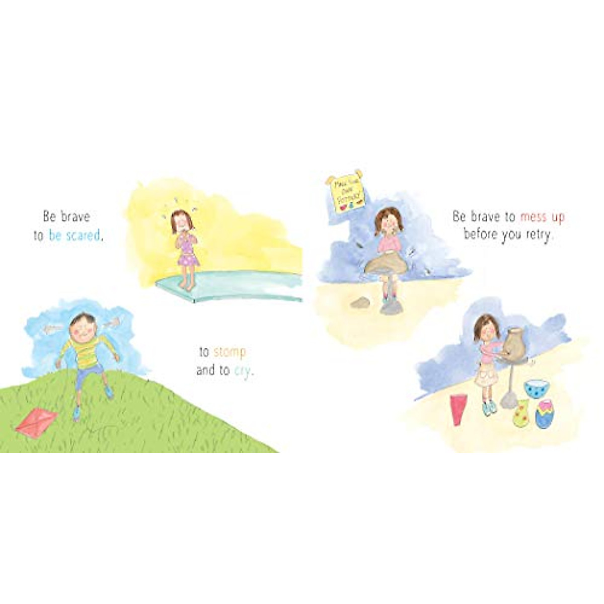 Be Brave Little One: An Inspiring Book About Courage For Babies, Baby Showers, Graduation And More