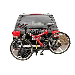 MaxxHaul 50025 Hitch Mount 2 Bike Rack For Cars, Trucks, SUV's, Minivans - 100 lb. Capacity