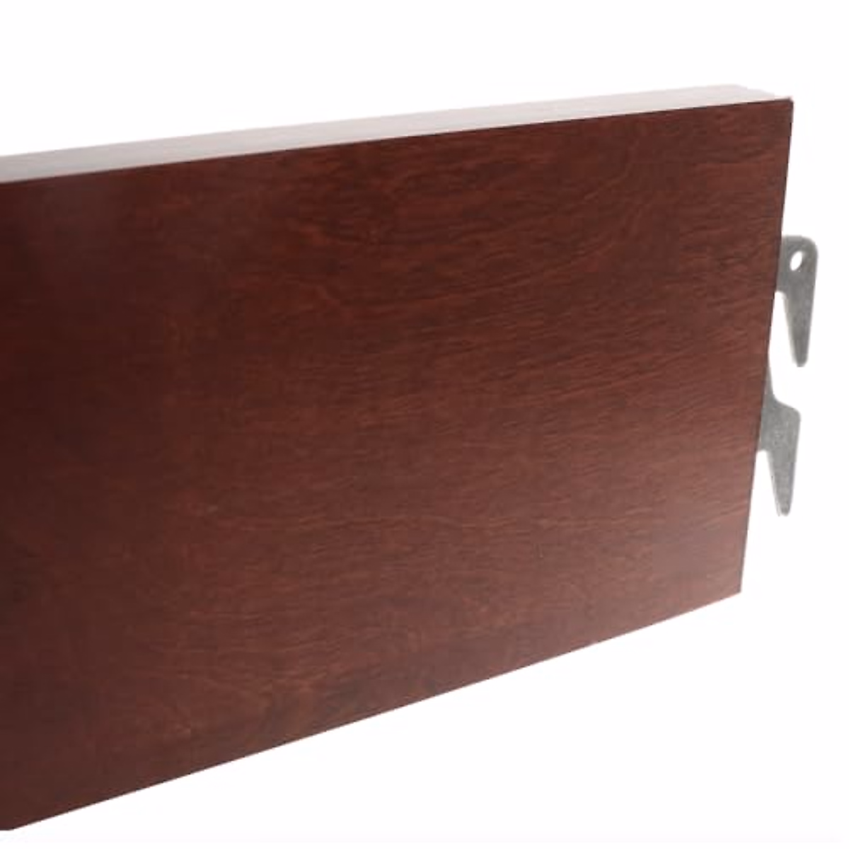 bedCLAW 76" x 6" Twin/Full Medium Finish Replacement Wood Bed Frame Side Rails