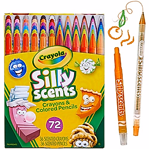 Crayola Silly Scents Twistables, Scented Crayons & Colored Pencils, School Supplies, 72 Count [Amazon Exclusive]