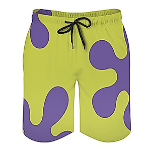 Cosplay Summer Beach Shorts Cool Boardshorts with Pockets Quick Dry Surfing Swim Trunks with Mesh Lining XL