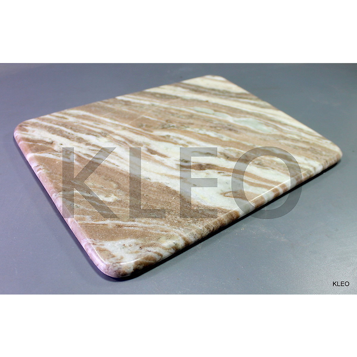 KLEO Marble Chopping Board Cutting Board Cheese Board Cheese Platter Kitchen Appliance Wine Serve-Ware Birthday Anniversary Corporate Gift (9" x 12" - Beige)