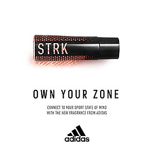 Adidas Sport, Strike, Eau de Toilette for Men - Strong, Aromatic Scent with Striking Amber Notes - Perfect for Day & Night - 3.3 Fl Oz
