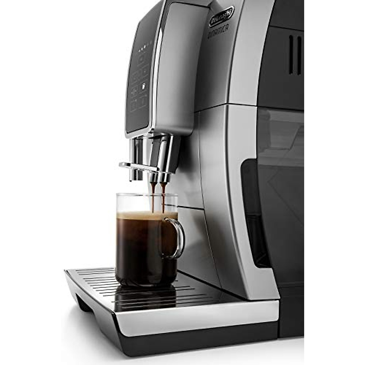 De'Longhi Dinamica Fully Automatic Coffee and Espresso Machine with Premium Adjustable Frother, Stainless Steel, ECAM35025SB