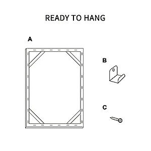 Coastal Canvas Beach Wall Art: 4 Piece Seascape Pathway Painting Surf Ocean Artwork Relax Seaside Street Sign Picture Summer Scenery Holiday Prints for Office Bedroom Bathroom Living Room