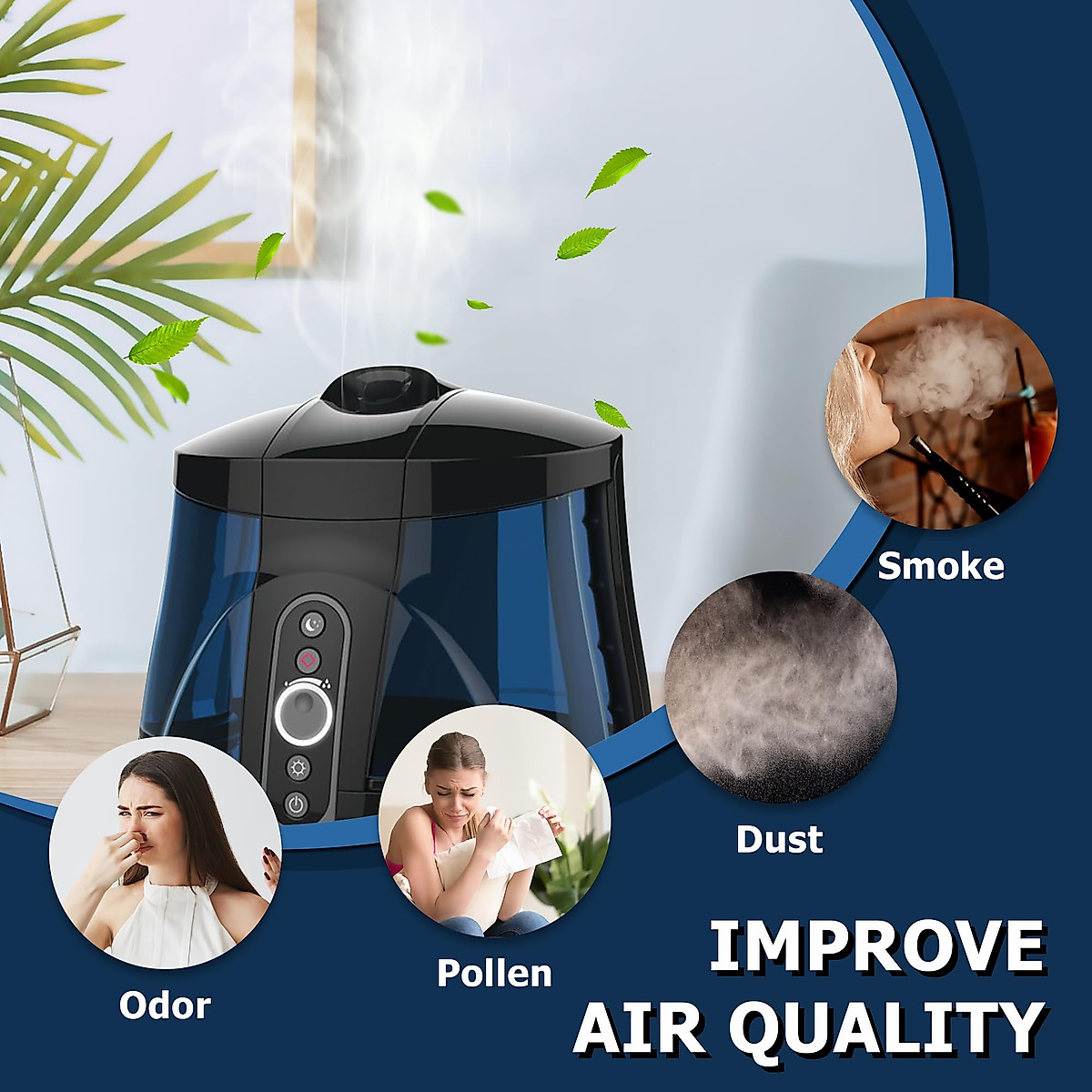 Funmit Demineralization Cartridge Compatible with HoMedics Ultrasonic Humidifiers, Prevents Hard Water Build-Up, Filters Mineral Deposits, Purifies Water, Compared to UHE-HDC4, 10 Pack