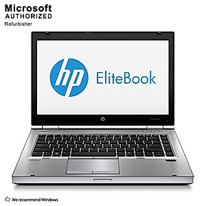 HP ELITEBOOK 8470P 14 Inch Business Laptop, Intel Core i7-3520m up to 3.6GHz, 8G DDR3, 480G SSD, DVDRW, WiFi, USB 3.0, VGA, DP, Win 10 64 Bit-Multi-Language Supports English/Spanish/French (Renewed)