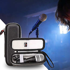 Mchoi Microphone Case Fits for Shure PGA48-LC Cardioid Dynamic Vocal Microphone,Case Only