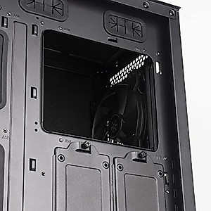 SilverStone Technology SETA Q1 Silent Mid Tower Case with Soundproofing, SST-SEQ1B