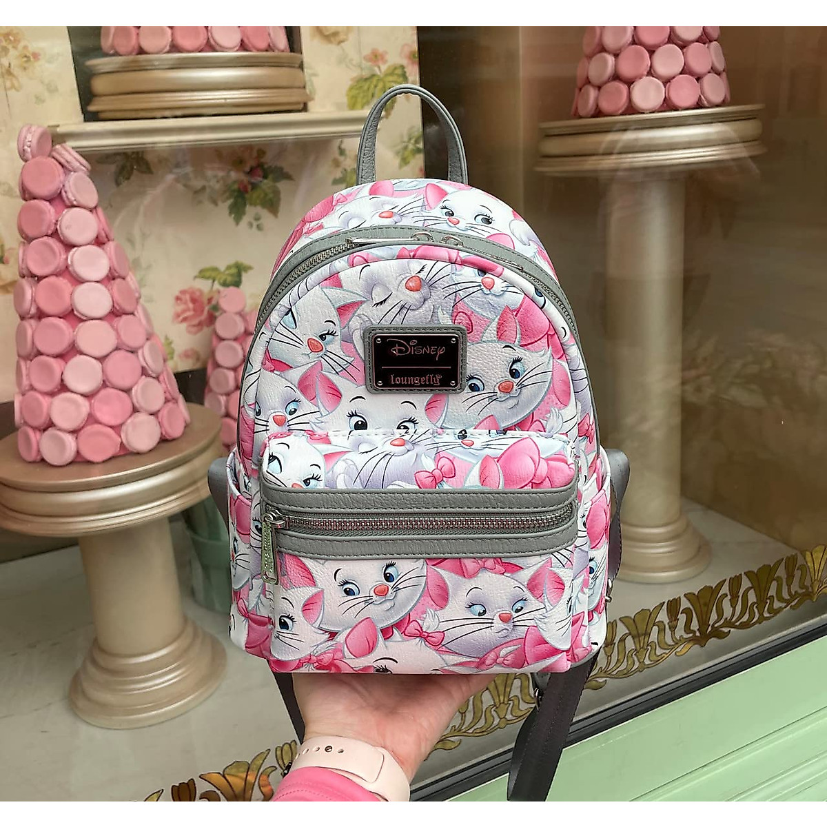 Loungefly X Disney The Aristocats Marie AOP Mini Backpack
