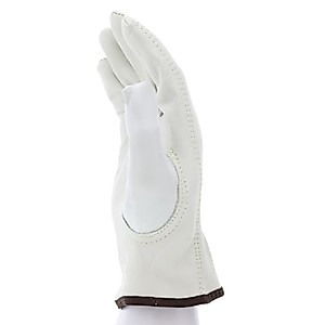 MCR Safety 32113XL Industry Grade Unlined Grain Cow Leather Driver Men's Gloves with Keystone Thumb, Cream, X-Large, 1-Pair