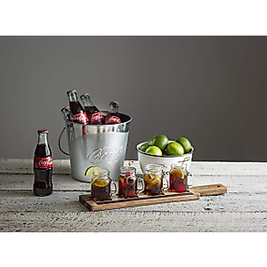 TableCraft's Coca-Cola Enamel Mixing Bowls, S: 7'' dia, M: 8.5'' dia, L: 1.25'' dia, White