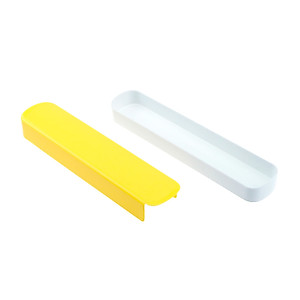 MY MIRONEY 4PCS Portable Tableware Storage Box Plastic Tableware Storage Case Reusable Office Lunch Flatware Box with Sliding Lid, Pink, Blue, Green, Yellow