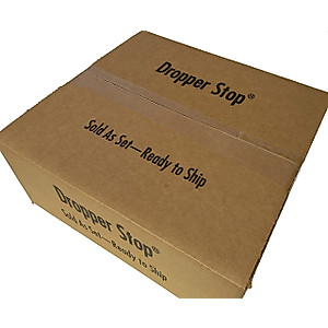 Dropper Stop® 1/2 oz Amber Glass Dropper Bottles (15mL) with Tapered Glass Droppers - Pack of 100