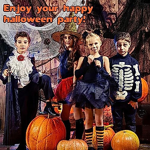Xgunion Halloween Creepy Cloth 6Pcs 30×72inch Halloween Black Spooky Scary Creepy Gauze Cloth Decor Creepy Cloth Halloween Decorations for Party Indoor Outdoor (4Black + 2White)